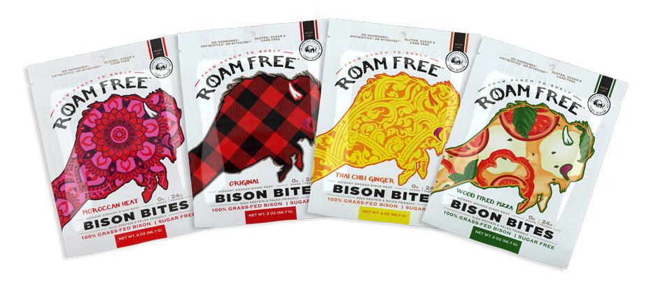 Bison Bites Grass Fed Bison Snack | Roam Free Ranch